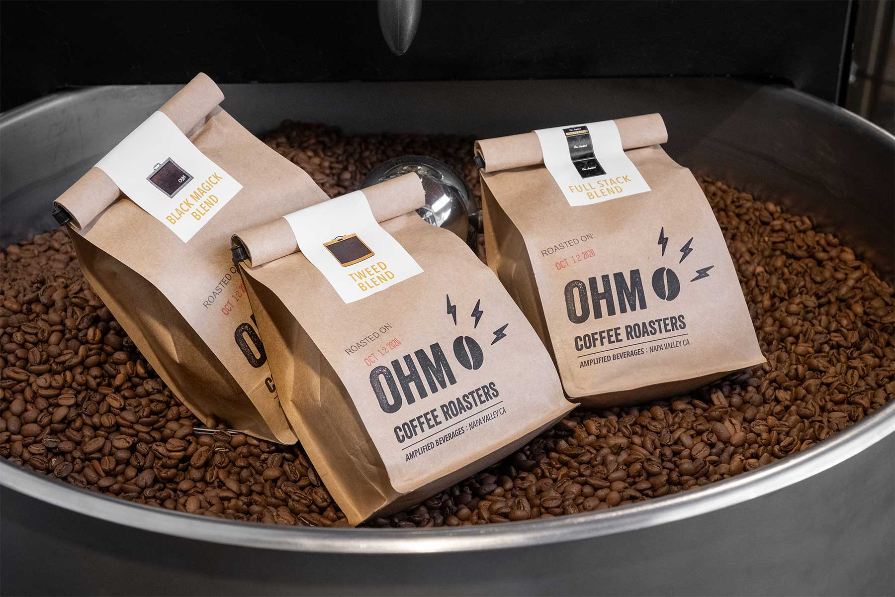 Ohm Coffee Roasters - WineGlass Marketing