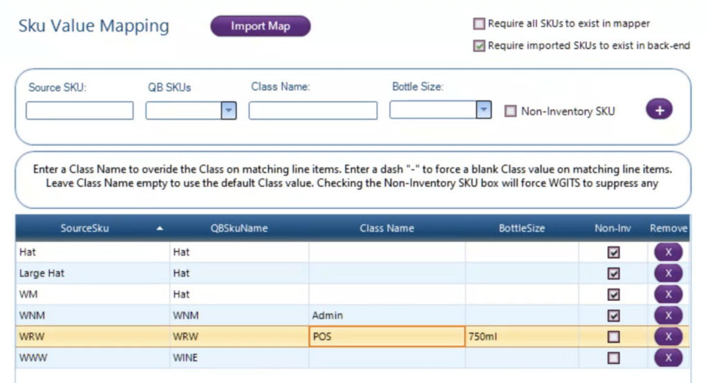 How do I map my SKUs? - WineGlass Marketing